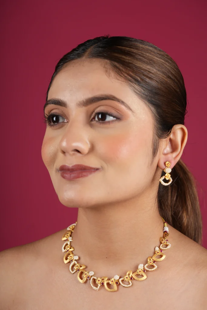 Gold Chic Loop purl Set - zaverat.in
