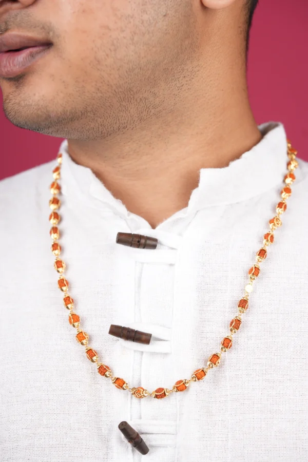 Traditional Men’s Gold Bead Chain - zaverat.in